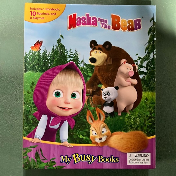 Toys | Masha And The Bear Storybook My Busy Books | Poshmark